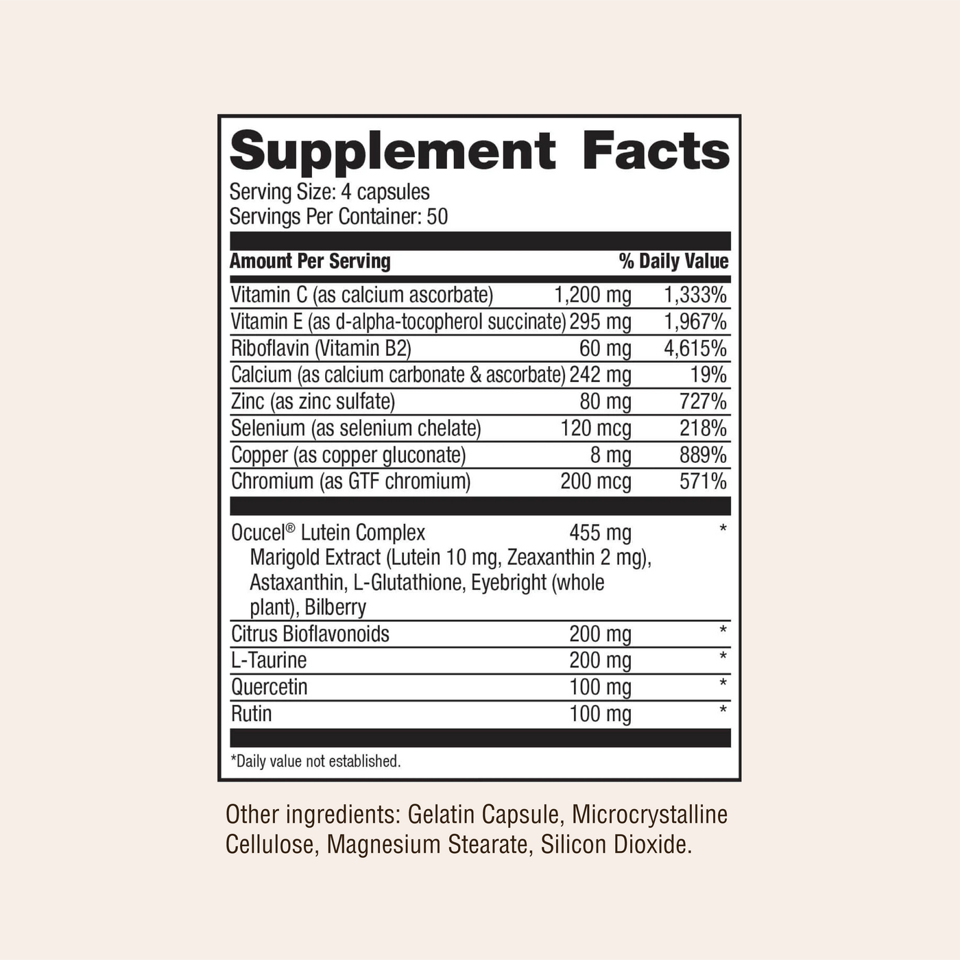 Optim 3 Premier Formula for Ocular Nutrition, Eye Vitamin | Hi-Health